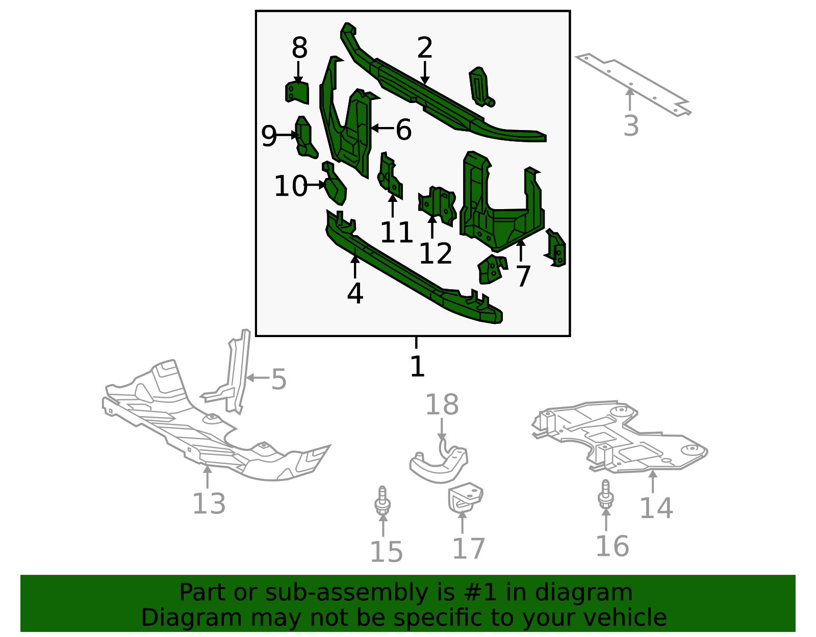 53201-04090 - High-Quality Radiator Support Panel for 2005-2015 Toyota ...