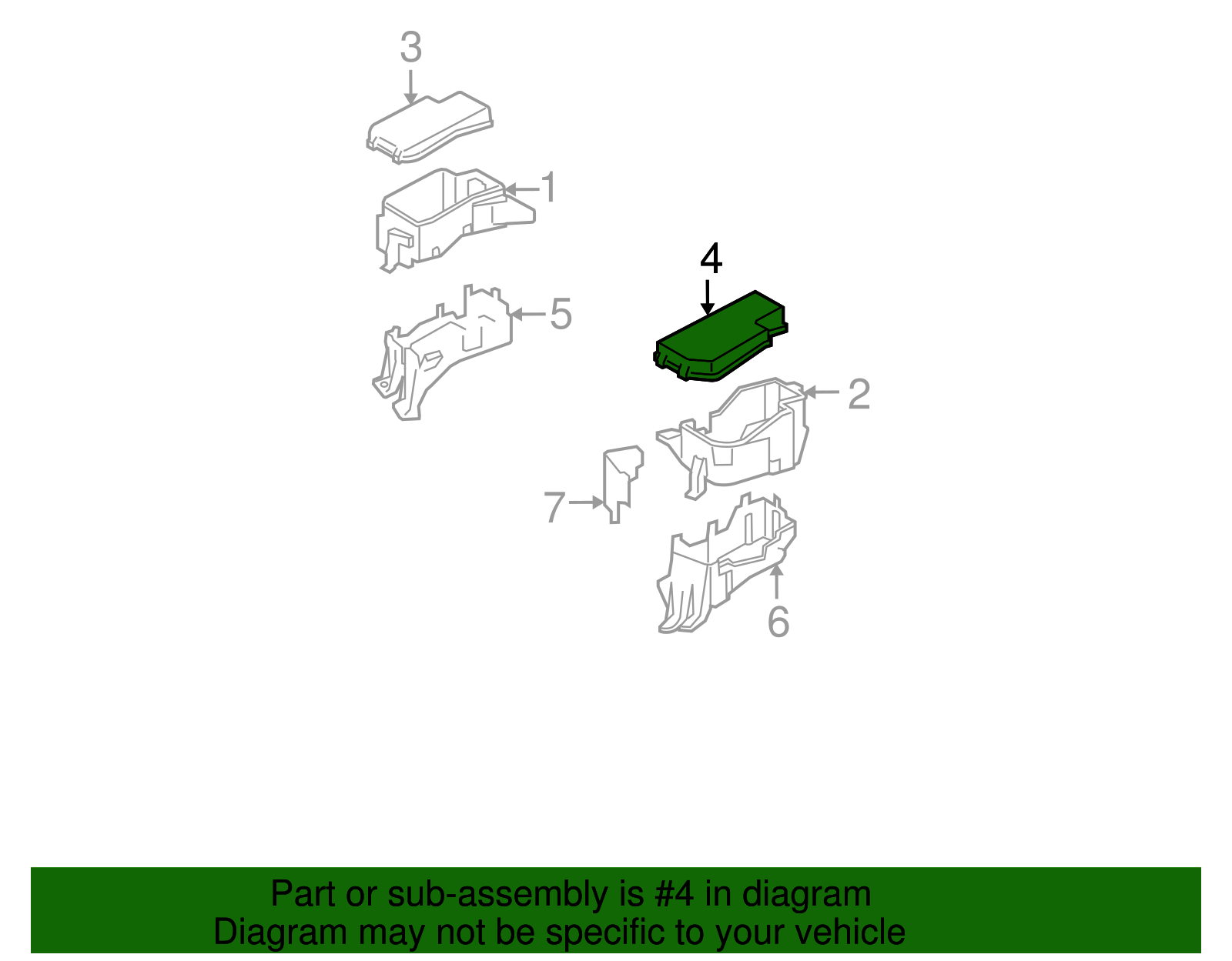 2006-2008 Toyota RAV4 Upper Cover 82662-0R020 | Toyota Parts Center