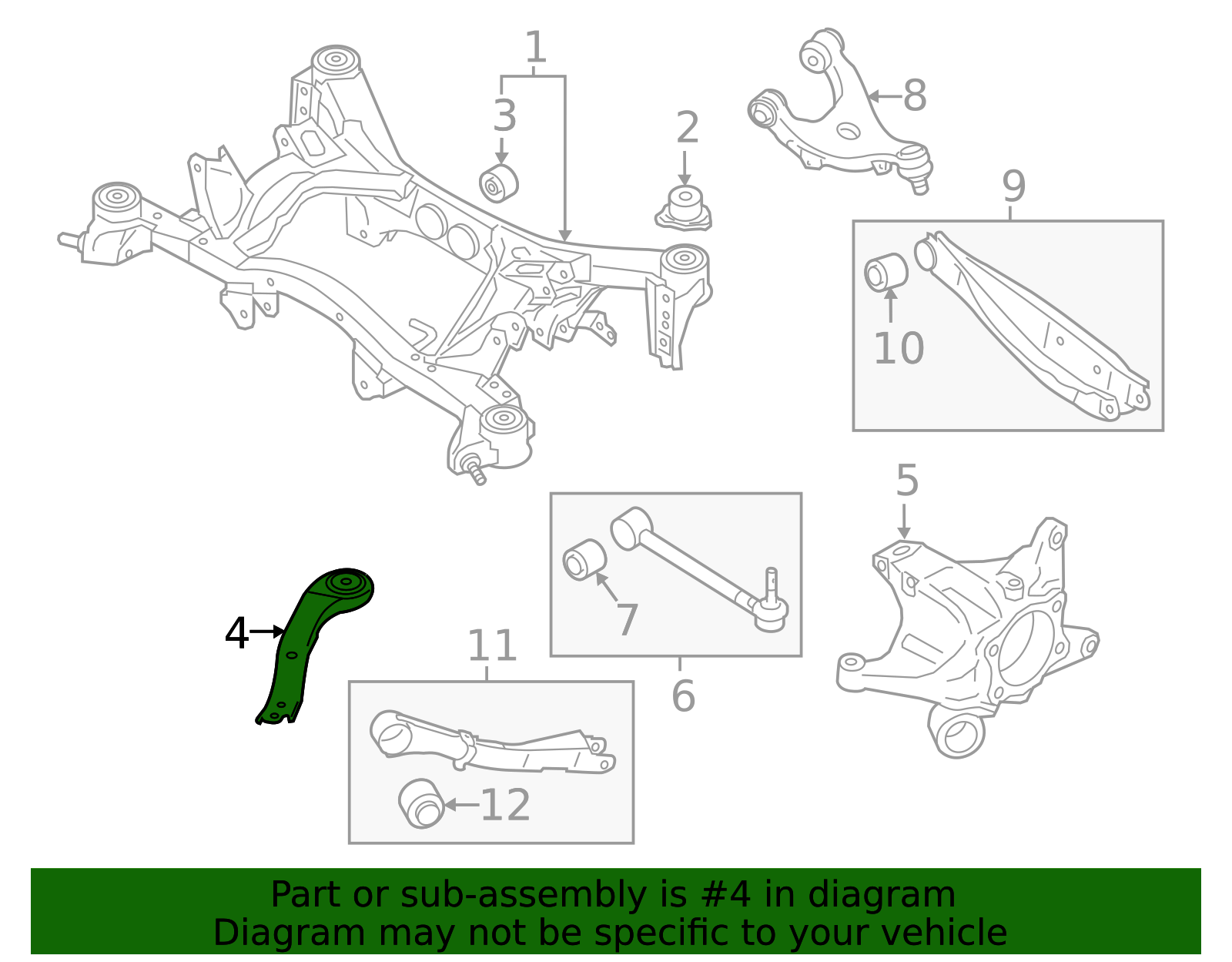 20157AN02A - 2020-2024 Subaru Outback - Support Brace | OEM Subaru ...