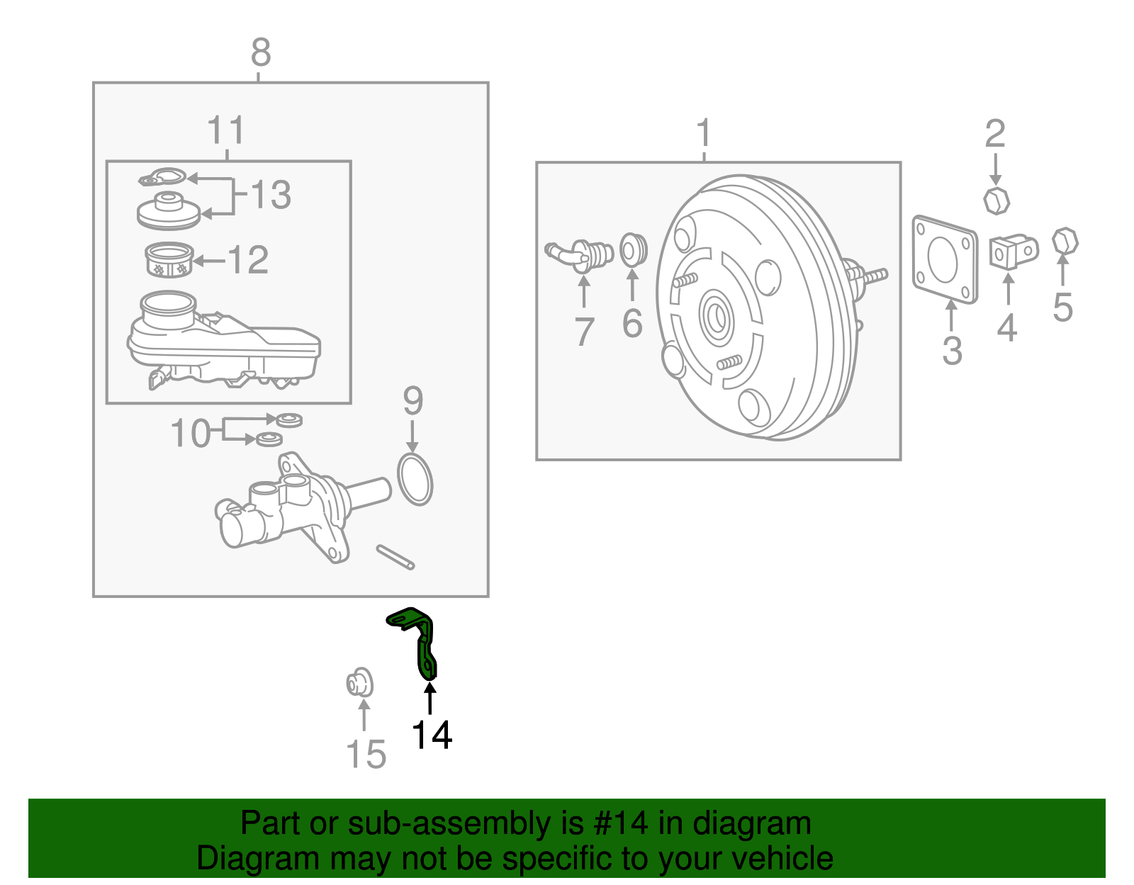 OEM 2011-2016 Scion tC Bracket Part # 82715-12F40 | Modern Toyota Parts
