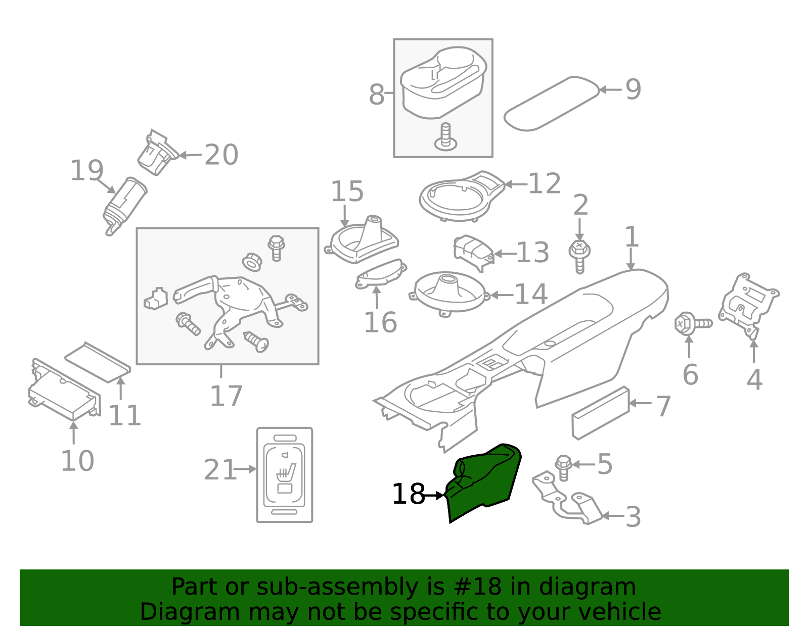 Genuine Official Toyota Parking Brake Lever Cover part# SU003-03200 for ...