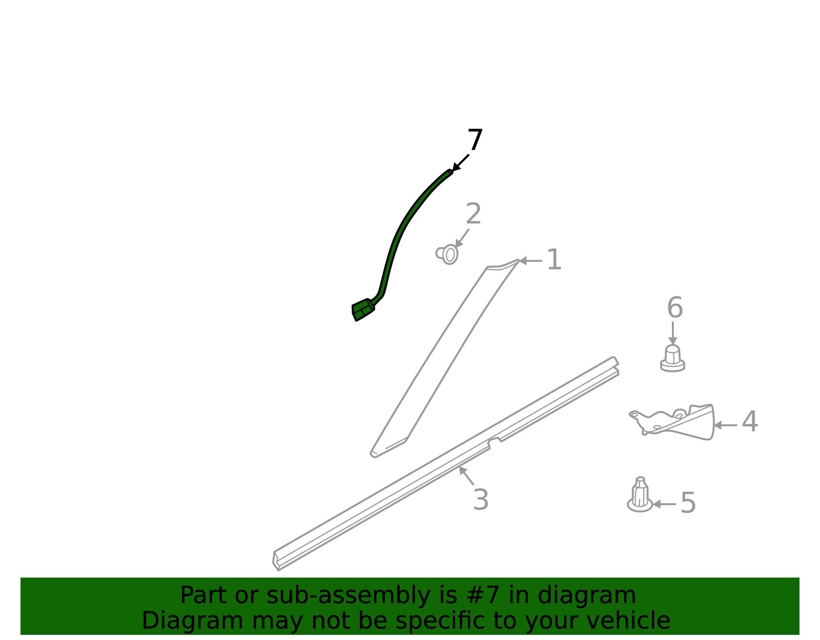82839-6RA0B - 2021-2025 Nissan Rogue - Rear Seal | World OEM Parts Nissan