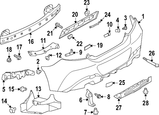 Subaru OEM Bumper Parts | Subaru Online Parts
