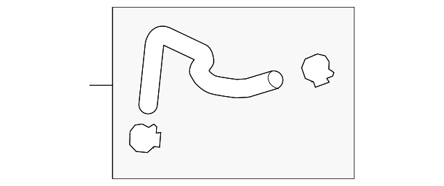 2016-2024 Nissan TITAN XD Power Steering Reservoir Hose 49717-EZ40C ...