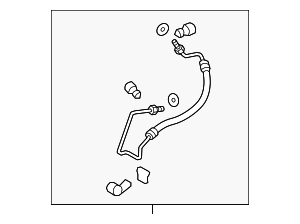 Pressure Hose 49720-EZ40A | Nissan Parts Central