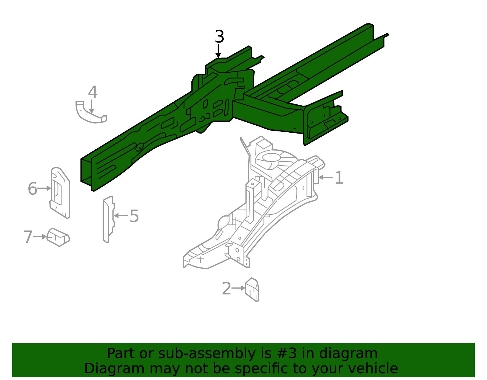 64601-B8200 - High-Quality Frame Side Member Assembly for 2013-2016 ...