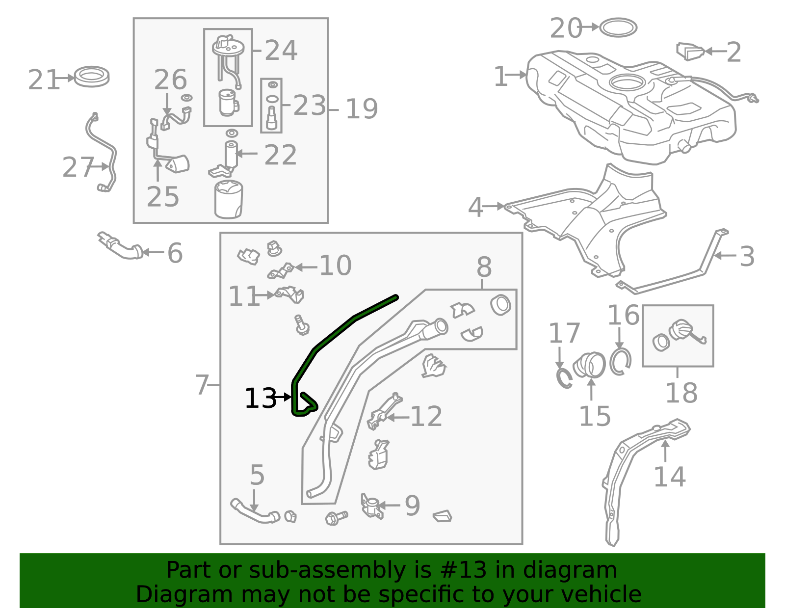 77779-02020 - High-Quality Fuel Tank Vent Hose for 2009-2012 Toyota ...