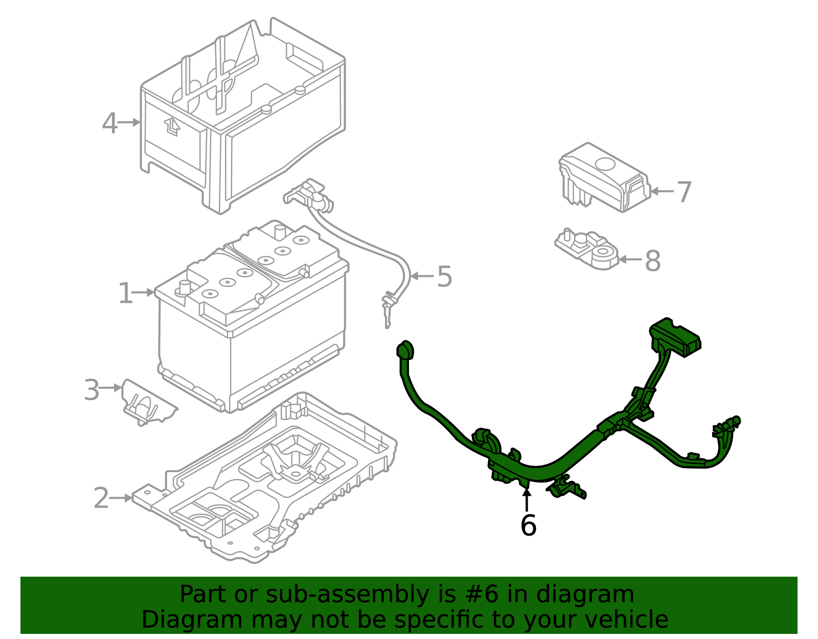 91850-IB040 - High-Quality Positive Cable for 2022-2023 Hyundai Elantra ...