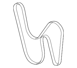 2010-2012 Chevrolet Camaro V-Ribbed Serpentine Belt 12639280 | Courtesy ...