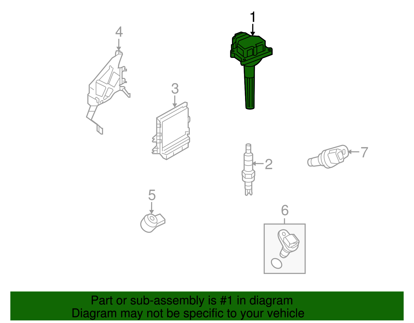 2008-2019 Infiniti Ignition Coil 22448-EY00A | OEM Parts Online