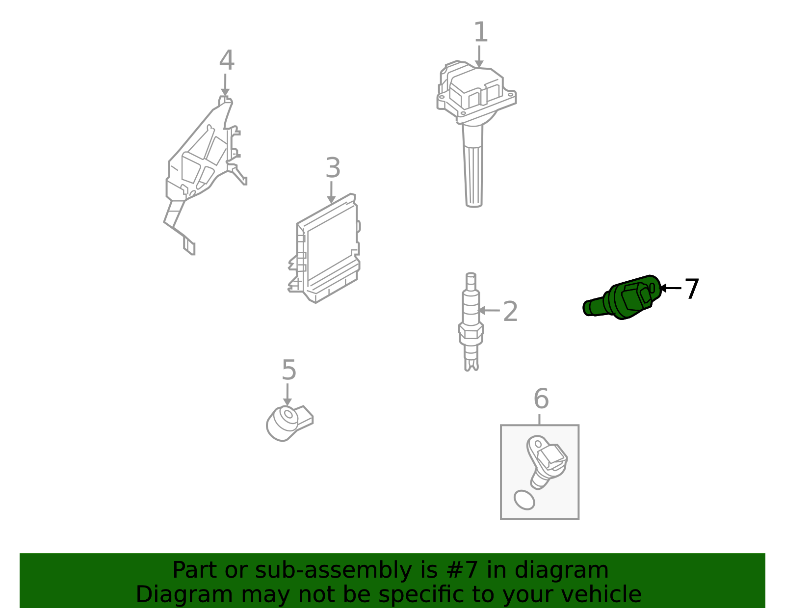 23731-JA10C - Engine Crankshaft Position Sensor 2007-2025 Infiniti ...