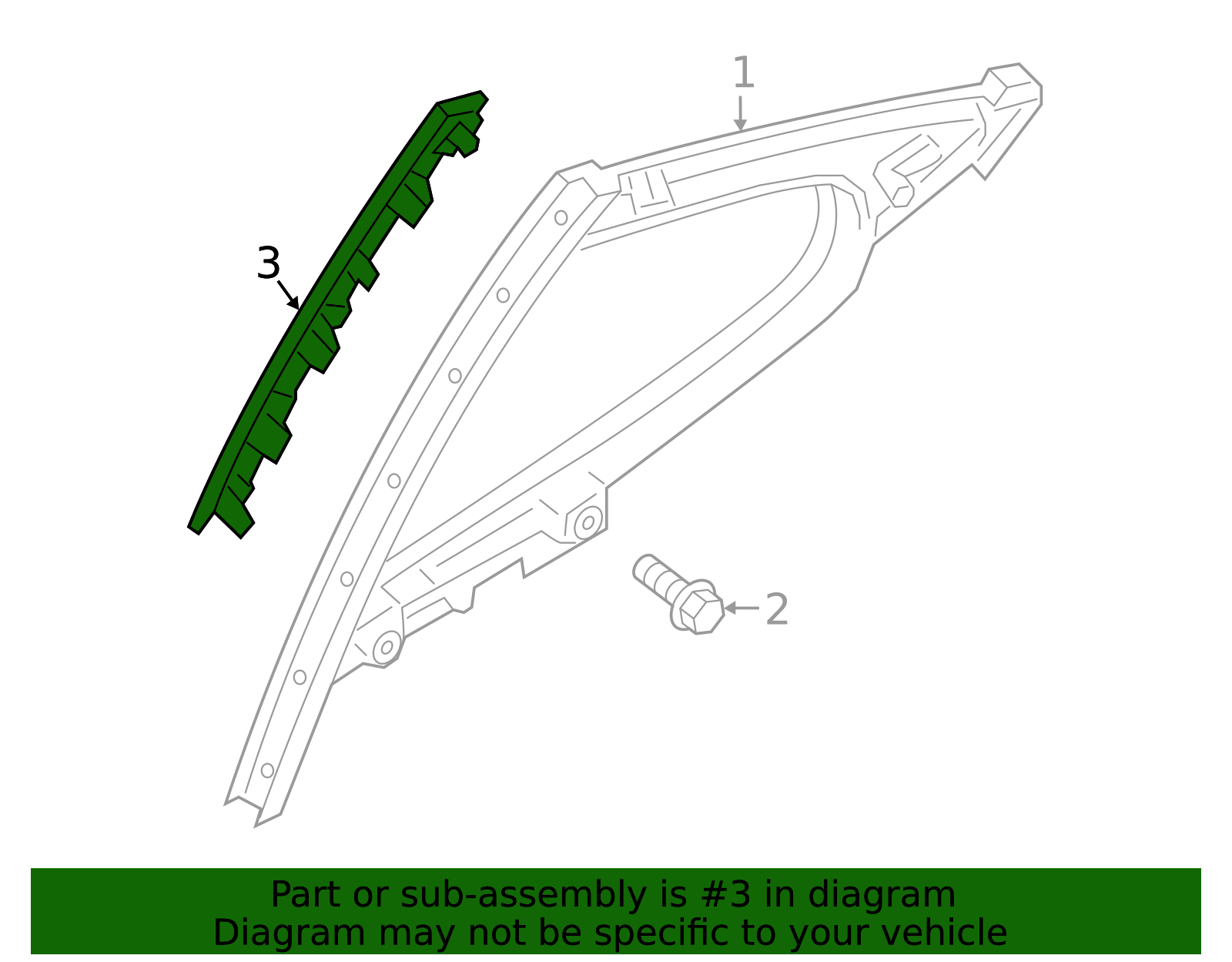 2019-2025 Genesis G70 Window Channel 83520-G9000 | MotorMotor