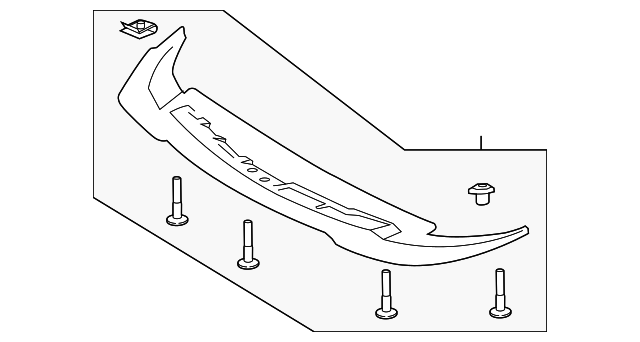 2015-2020 Ford Mustang Valance Panel FR3Z-17626-E | OEM Parts Online