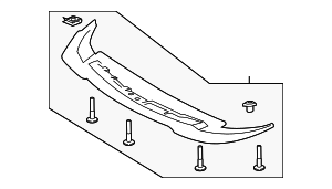 2015-2020 Ford Mustang Valance Panel FR3Z-17626-E | Varsity Ford