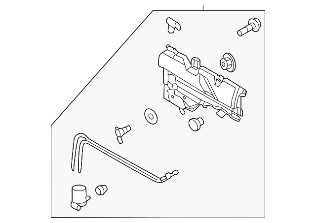 2023-2025 Ford Bronco Washer Fluid Reservoir M2DZ-17618-B | TascaParts.com
