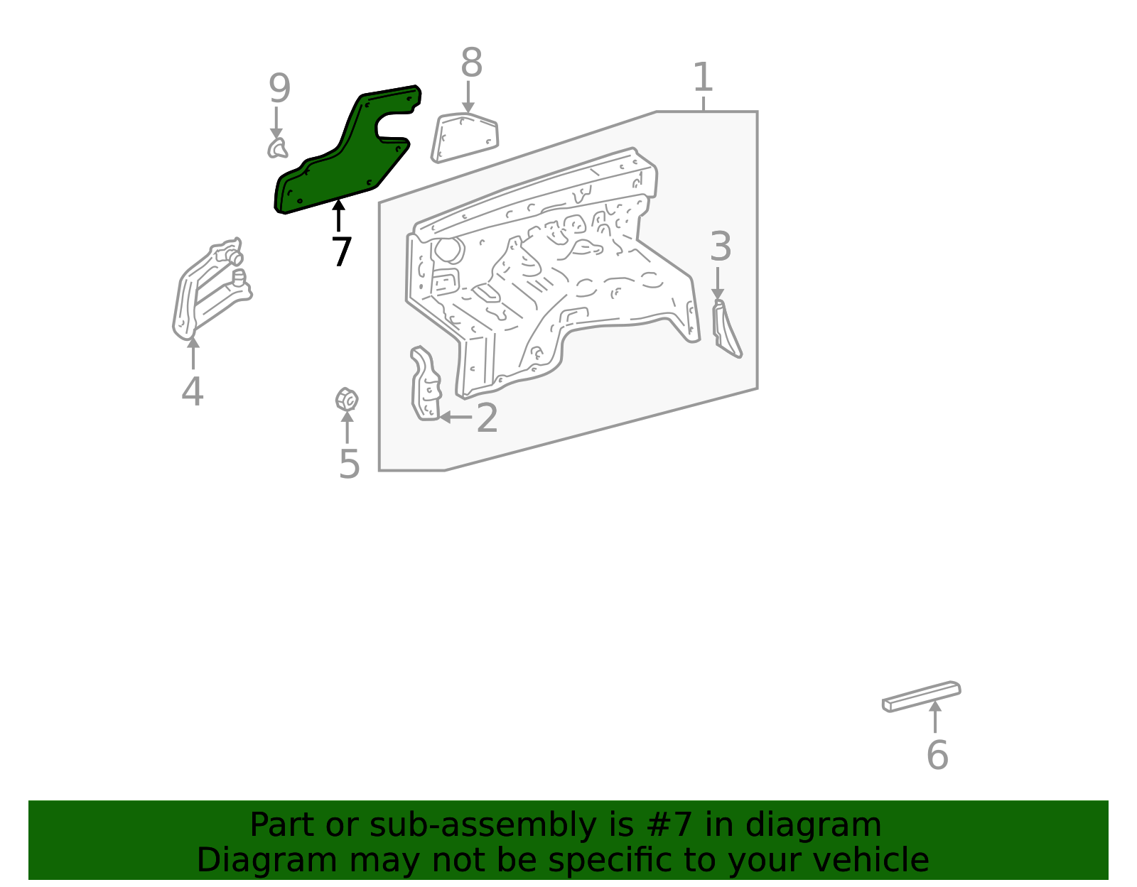 53735-35020 - Splash Shield 1996-2002 Toyota 4Runner | Group 1 Auto Parts