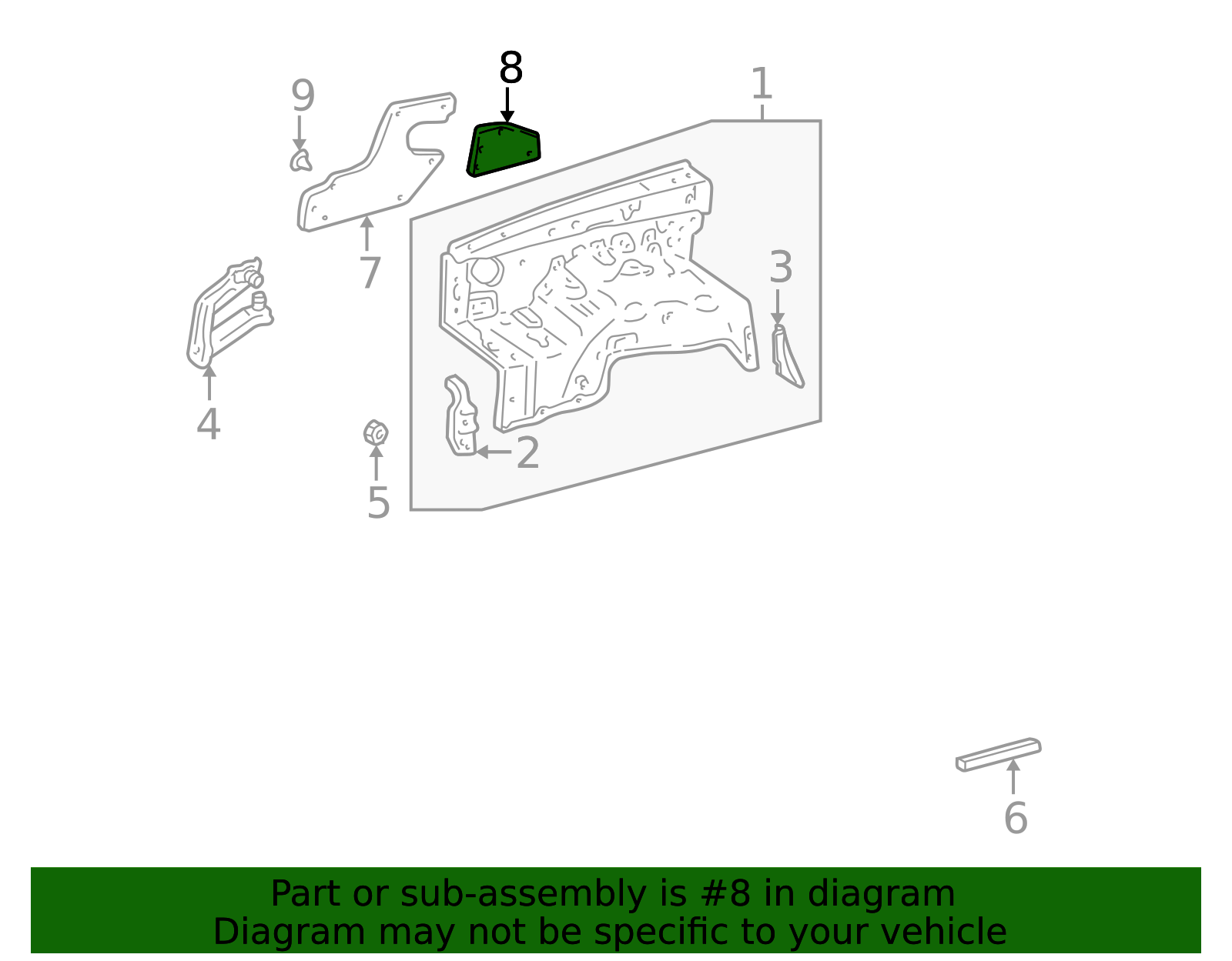 1996-2002 Toyota 4Runner 1996-2002 Toyota 4Runner - Splash Shield 53886 ...