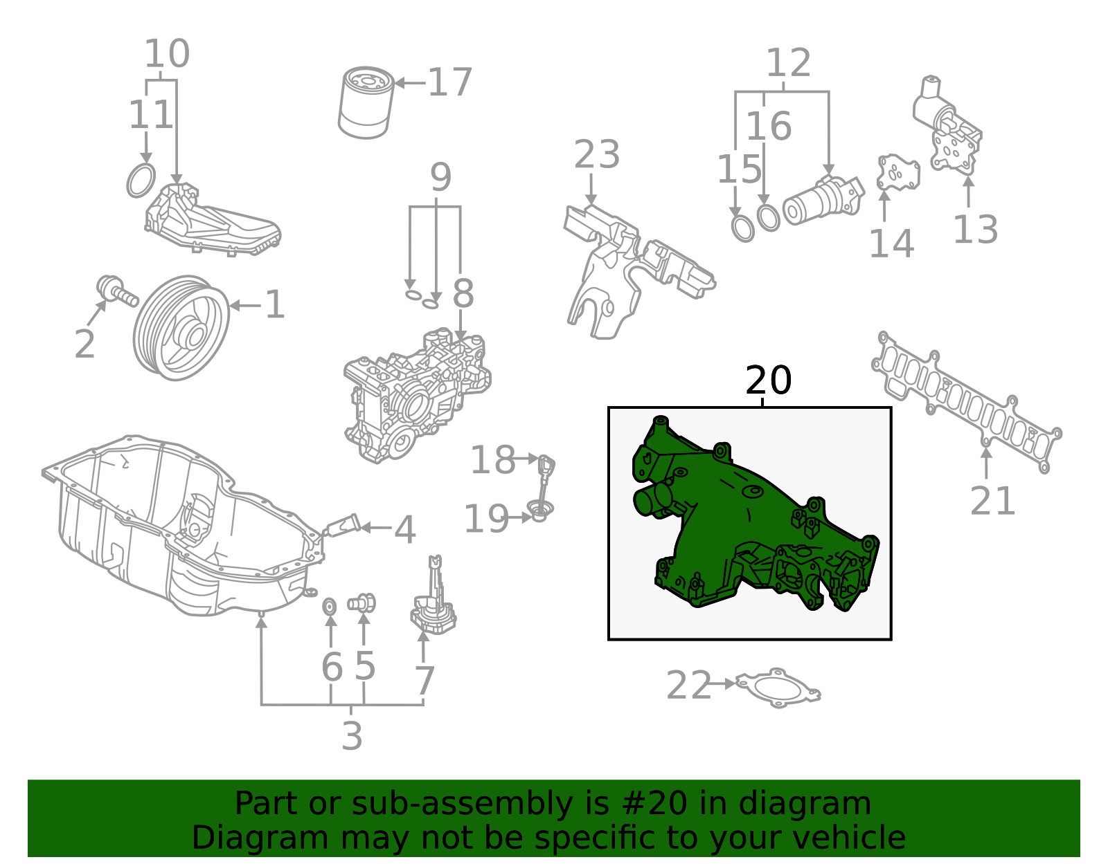 2019 Mazda CX-5 Intake Manifold SH17-13-100A | Mazda Parts Deals