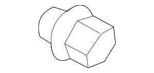 2001-2025 Mitsubishi Wheel Nut MR455707 | MitsubishiParts.com