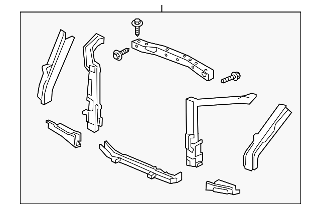 2017-2020 Acura MDX Radiator Support 60400-TZ5-406ZZ | OEMAcuraPart
