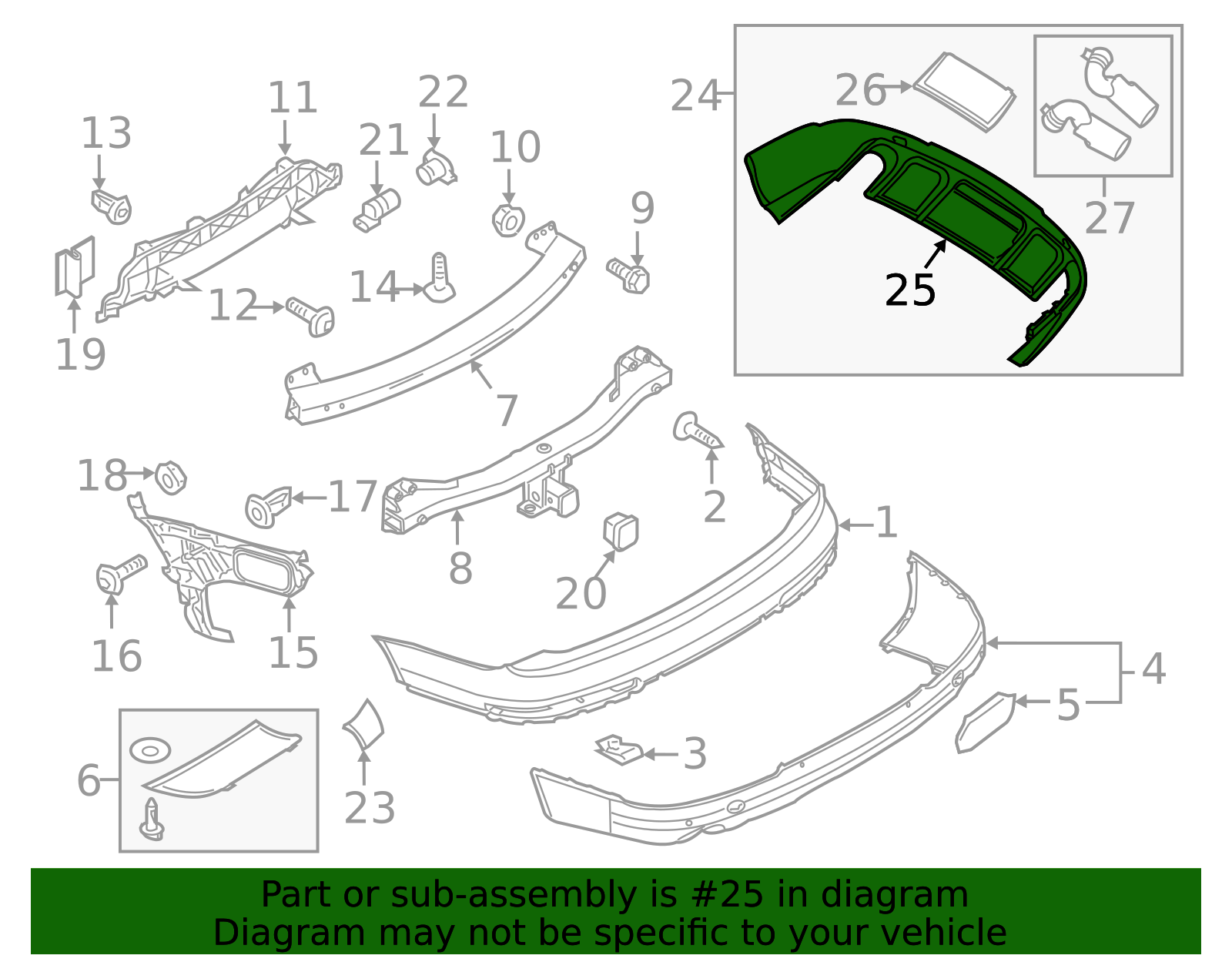 2010-2015 Audi Q7 Valance Panel 4L0-071-605-A | Genuine Audi Parts