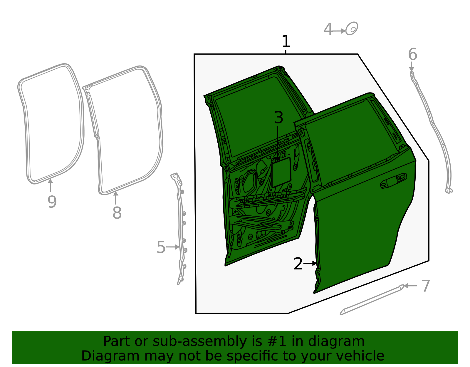 2021-2024 GM Door 85841909 GM | GMPartsDirect.com