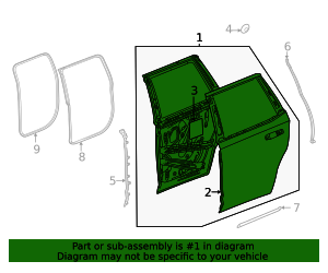 2021-2024 GM Door 85841910 | Chevy Parts Pros