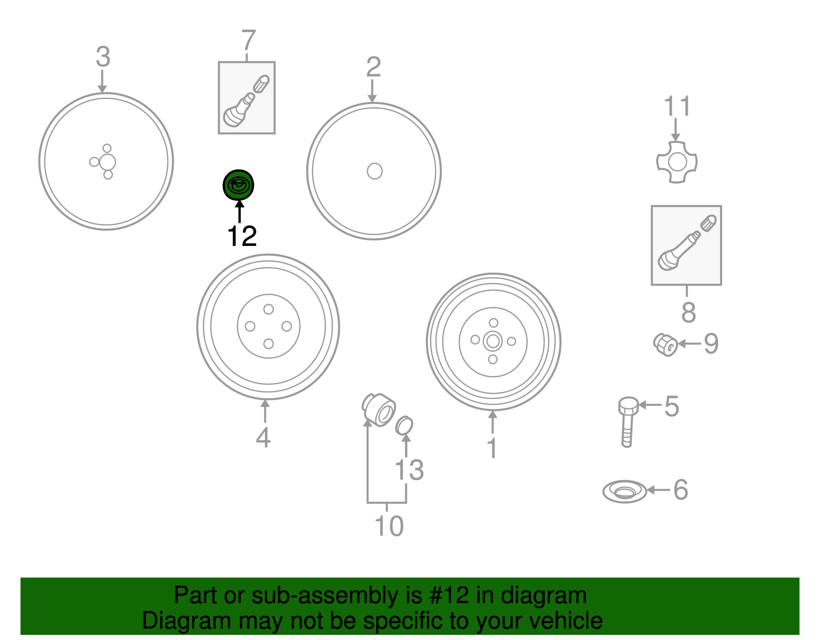 2003 Mazda Miata Center Cap N072-37-190 | Mazda Parts Deals