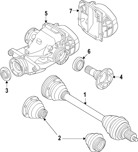 Drive Axles for 2013 BMW 650i xDrive | Genuine BMW Parts