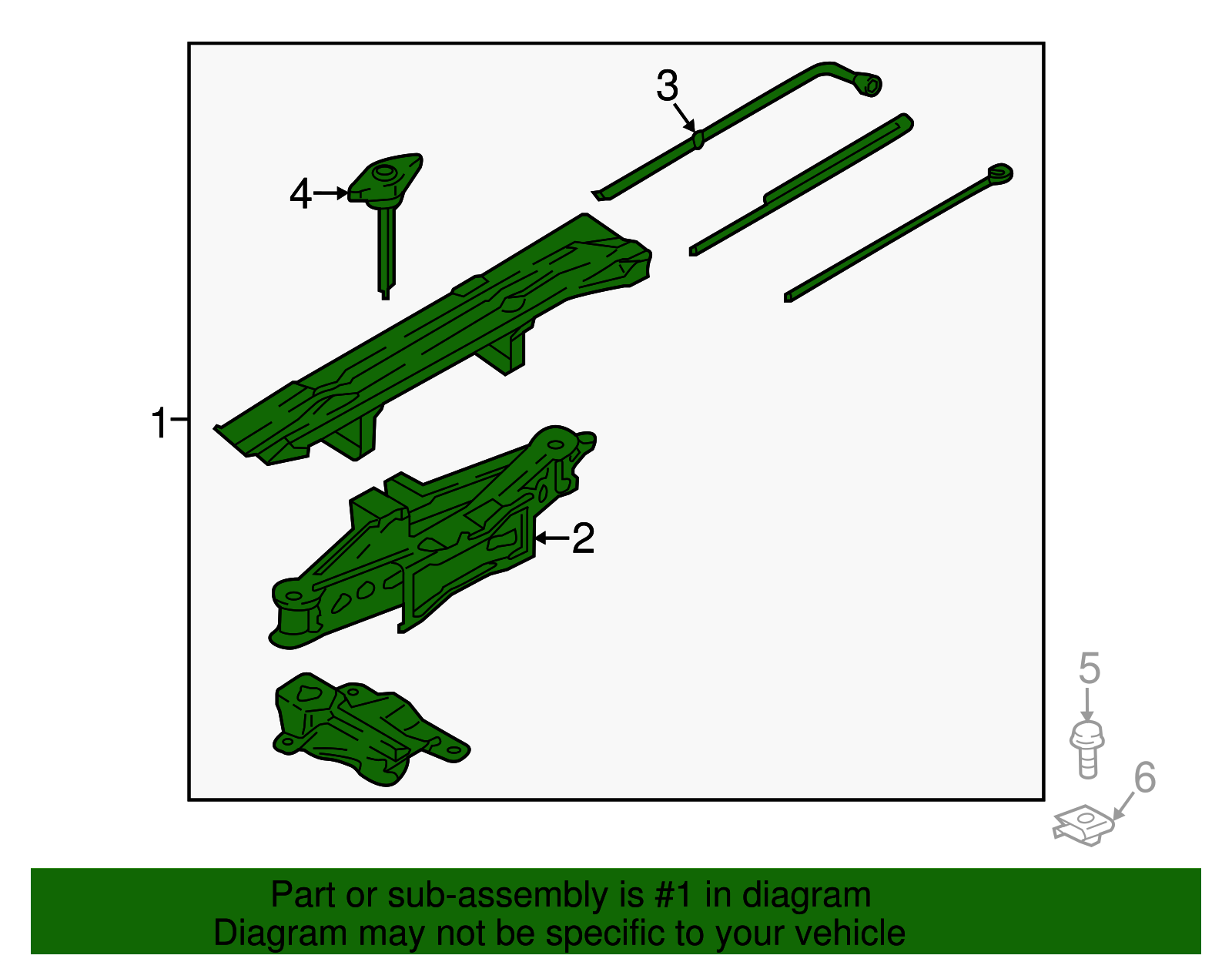 2018-2024 Ford | Jack Assembly | JL1Z-17080-B | Walls' Ford Parts