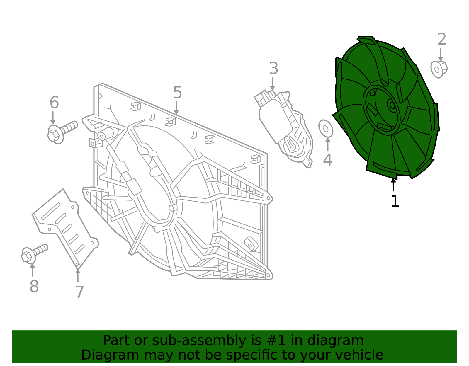 19020-5AA-A01 - Fan Blade Honda Parts Online