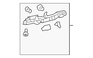 Genuine Toyota Frame part# 69203-08010 for 2004-2010 Toyota Sienna ...