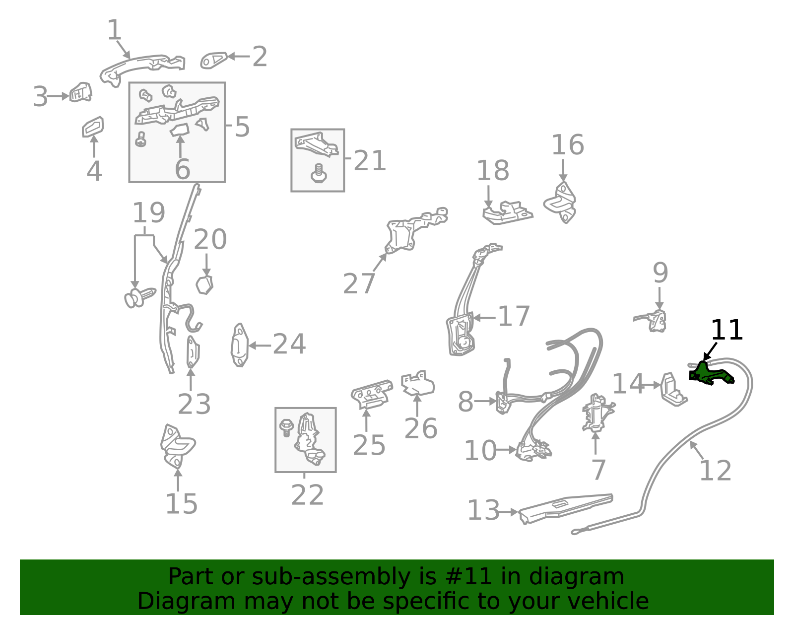 Door Latch - Secure OEM Closure Every Time 69180-08030 | AutoNation Parts