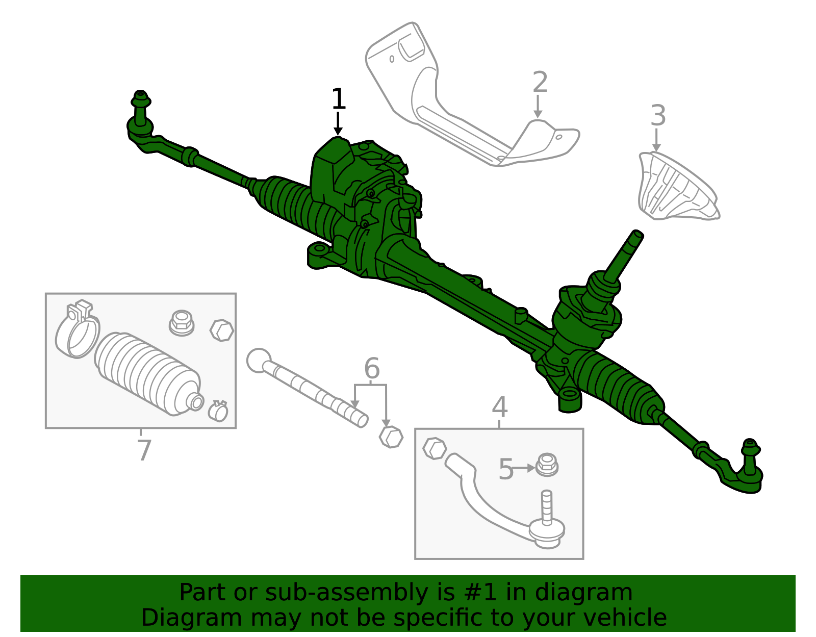 2015-2018 Volvo Steering Gear 36003210 | TascaParts.com
