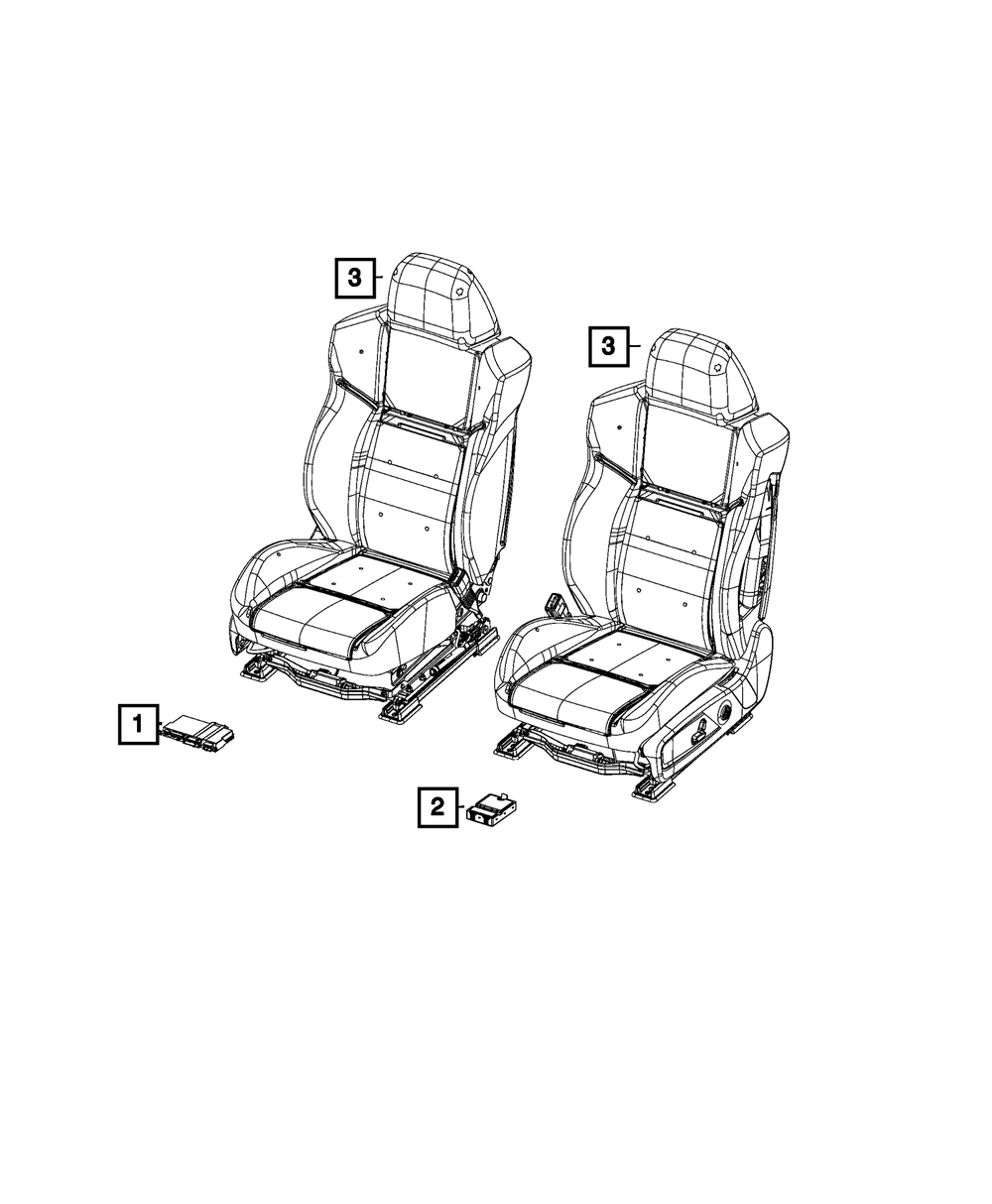 68424616AC - Heated Seat Module 2020-2023 Chrysler 300 | Big 3 Auto Parts