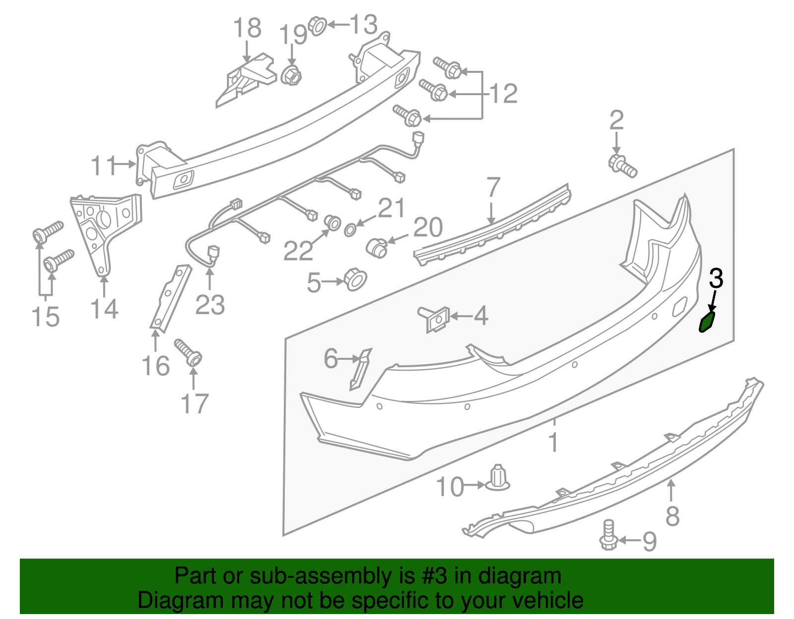 4G8-807-441-A-GRU - Tow Eye Cap 2012-2015 Audi | Audi OEM Parts Guy