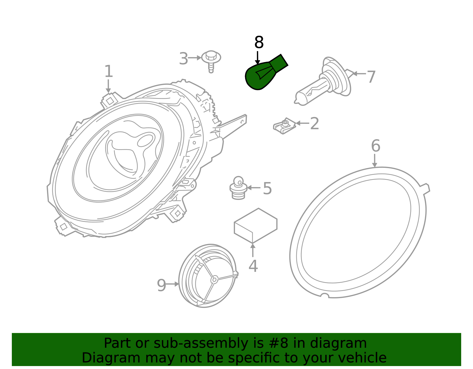 63-11-7-359-245 - Signal Bulb | BMWPartsHub