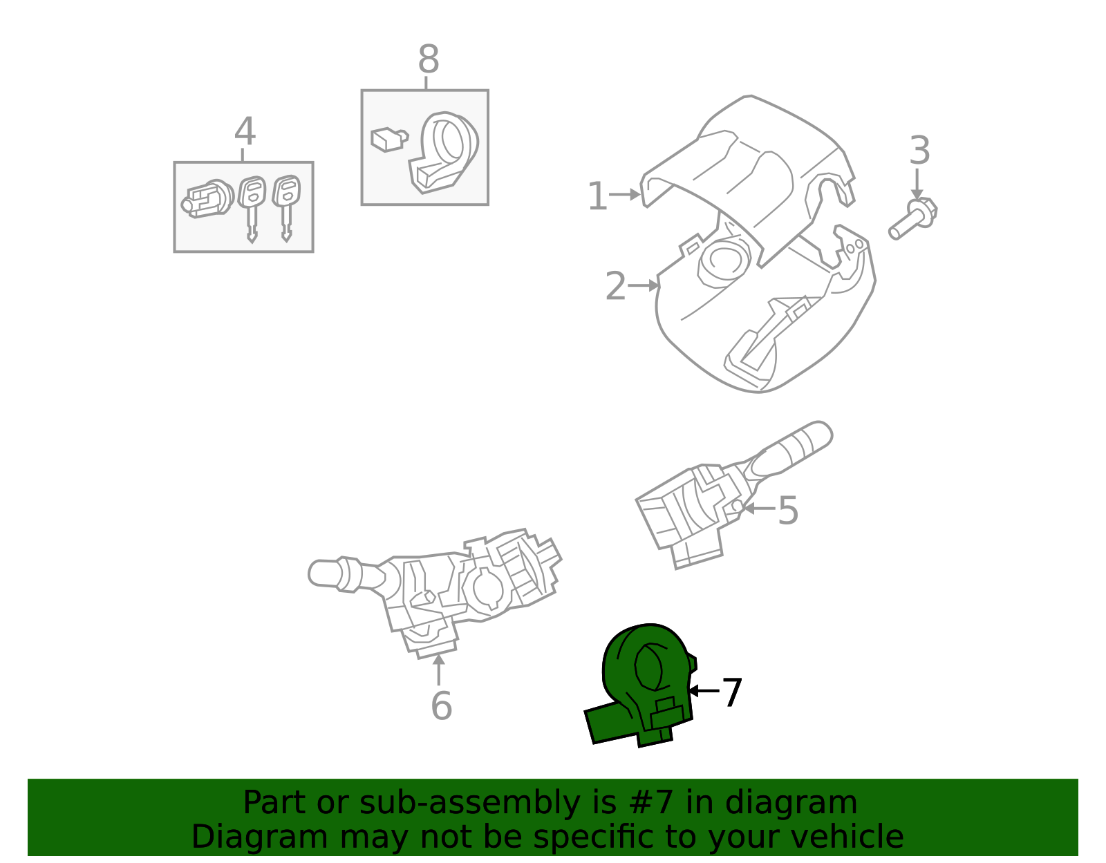 Genuine Official Toyota Sensor part# 89245-02050 for Ourisman Toyota ...