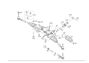 1994-2021 Mercedes-Benz Tie Rod 222-330-02-03 | Benz Parts Online