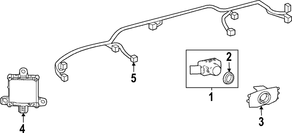 2022-2024 Toyota Tundra Park Sensor Retainer 89348-34060-G0 | Toyota ...