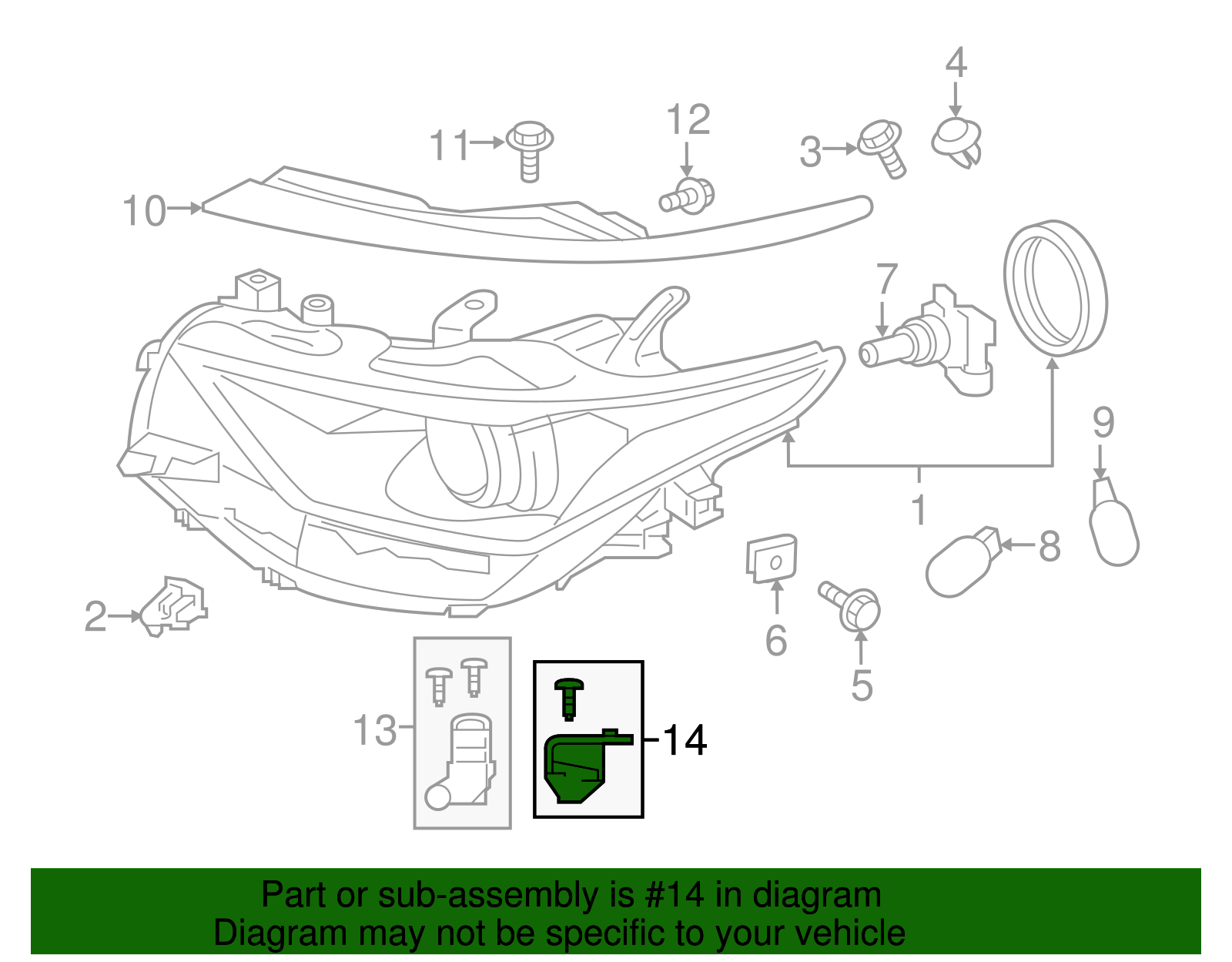 2016-2018 Toyota Repair Bracket 81195-12240 | Lithia Toyota Parts