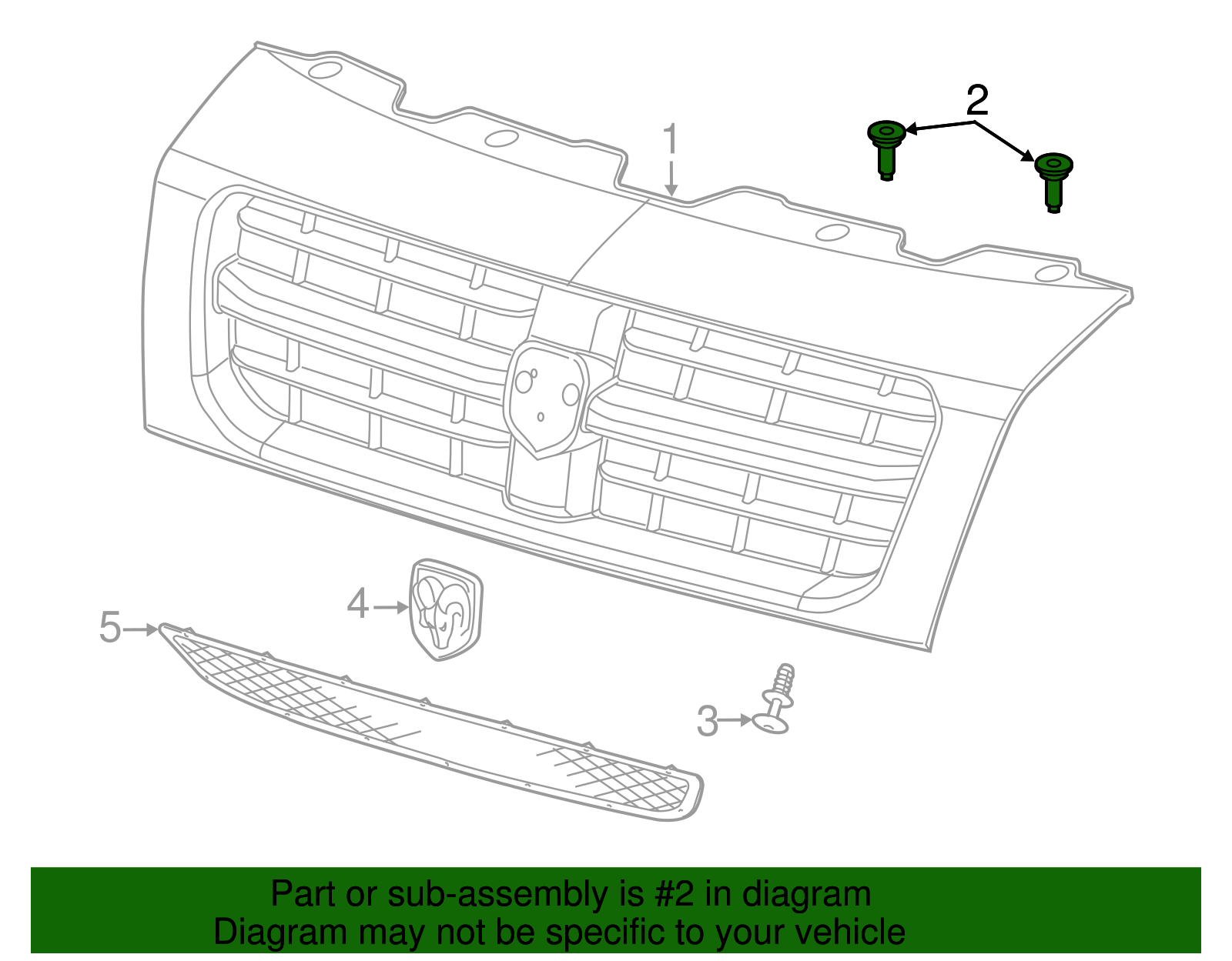 2014-2025 Ram Screw 68163460AA | Mopar Parts Canada