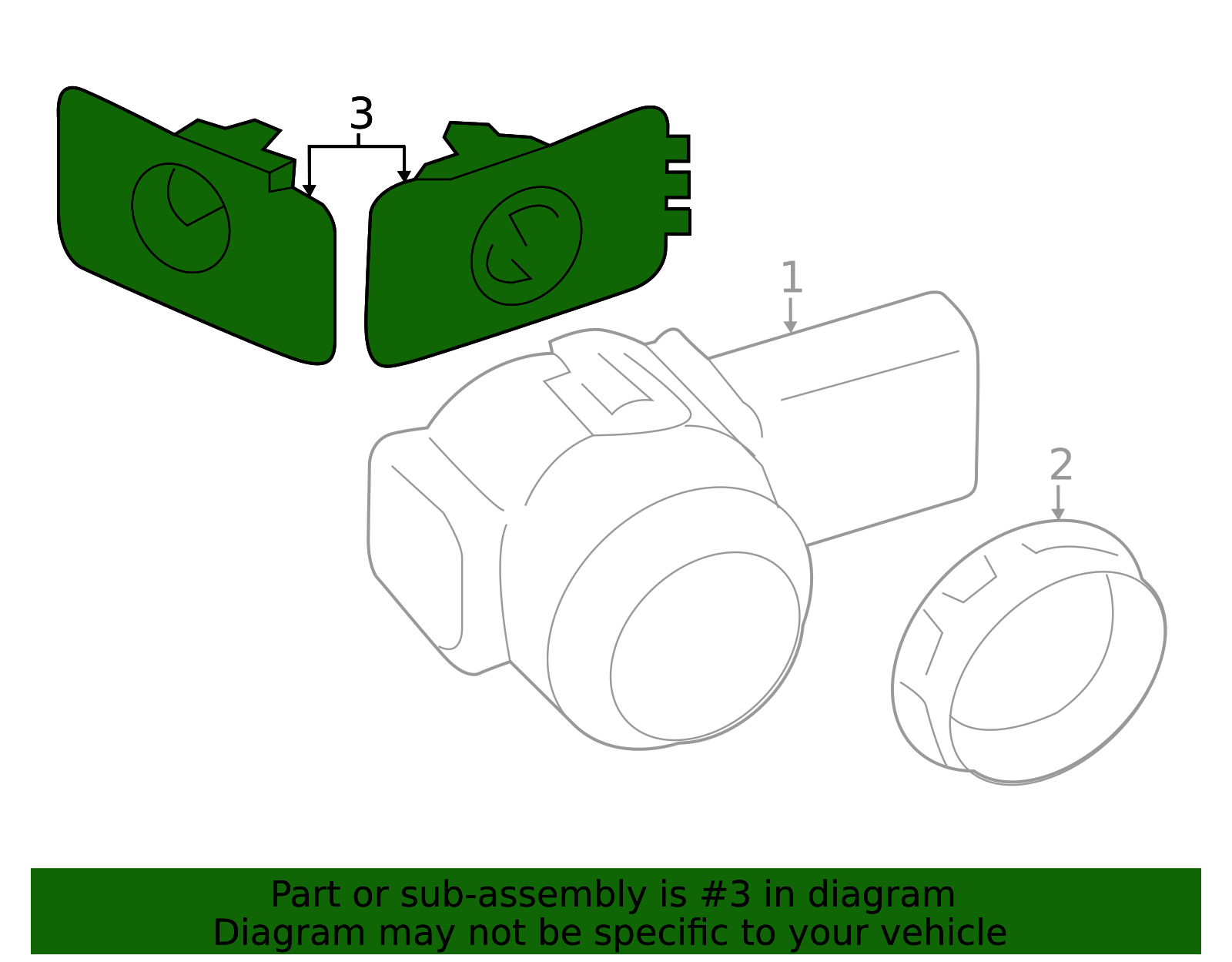 2024-2025 BMW X5 Park Sensor Mount Kit 51-11-5-A4F-538 | OEM Parts Online