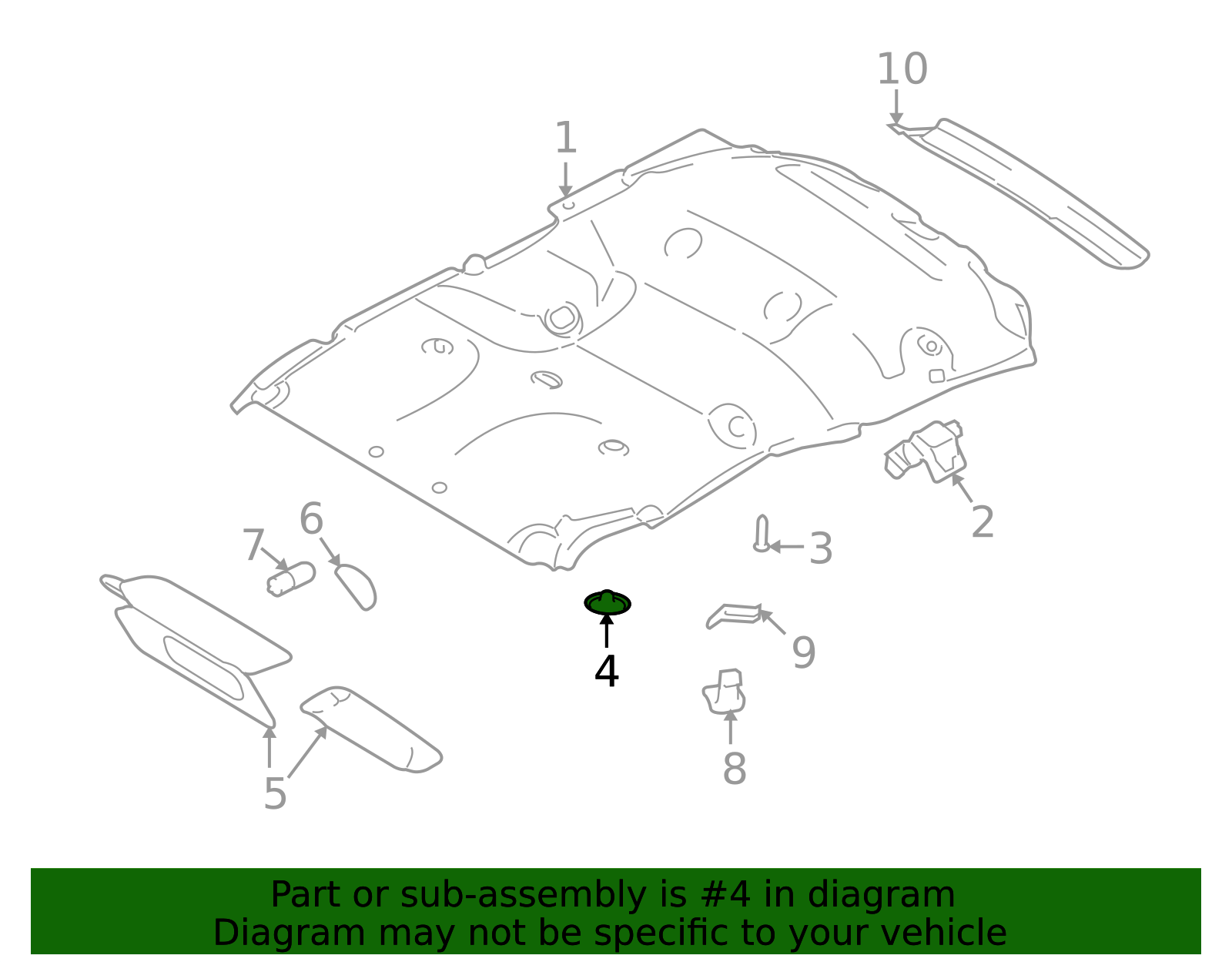 Genuine OEM Ford Part - Dashboard Air Vent 9L1Z-19893-AG | Genuine OEM ...