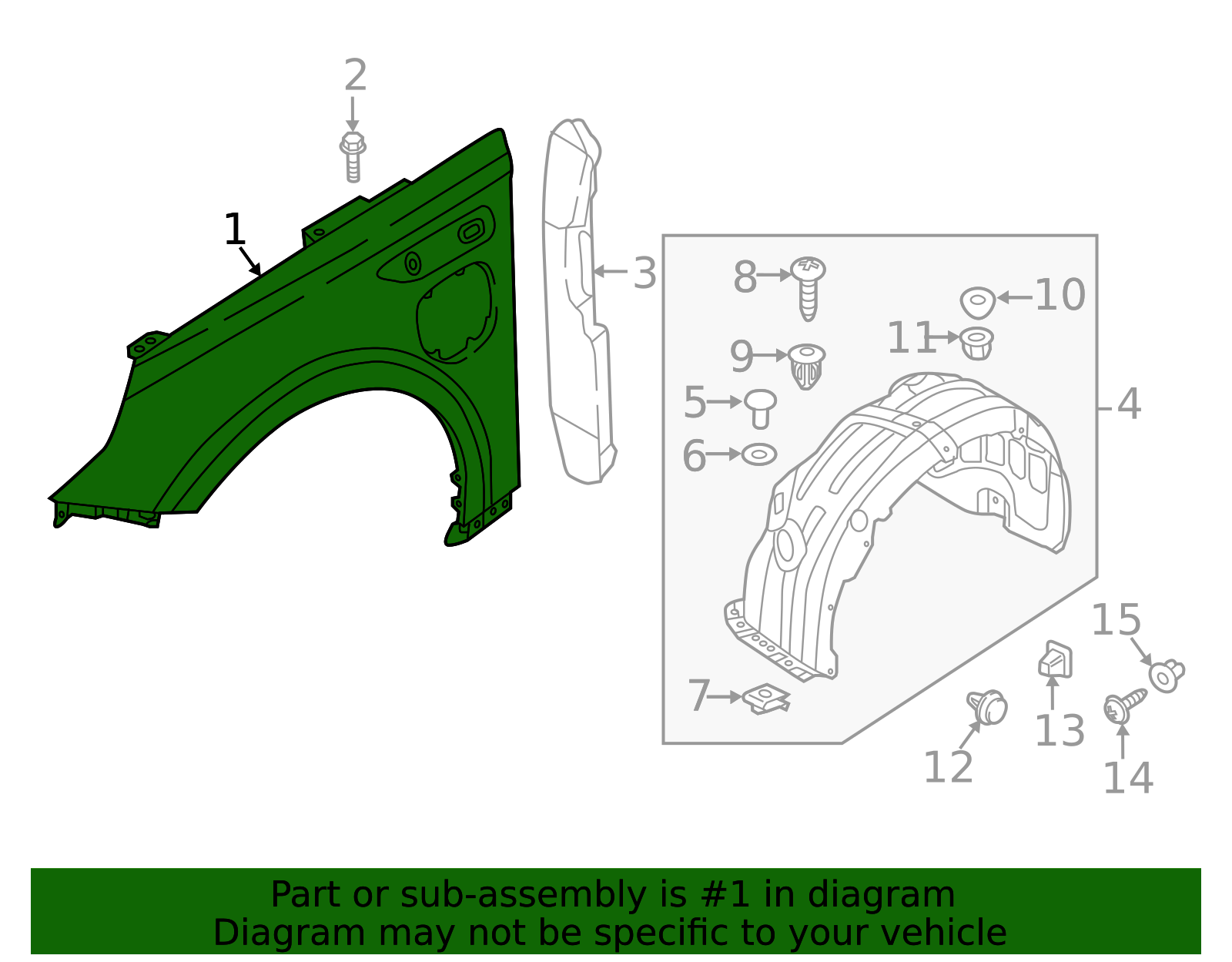 66311-A8500 - Fender 2017-2020 Kia Optima | Kia.Parts Store