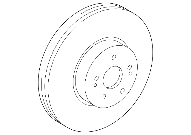 2020-2025 Toyota Highlander Disc Brake Rotor 43512-0E060 | OEM Parts Online