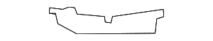 2006-2009 Pontiac G6 Quarter Panel Gutter 15294506 | Capital Chevy Parts