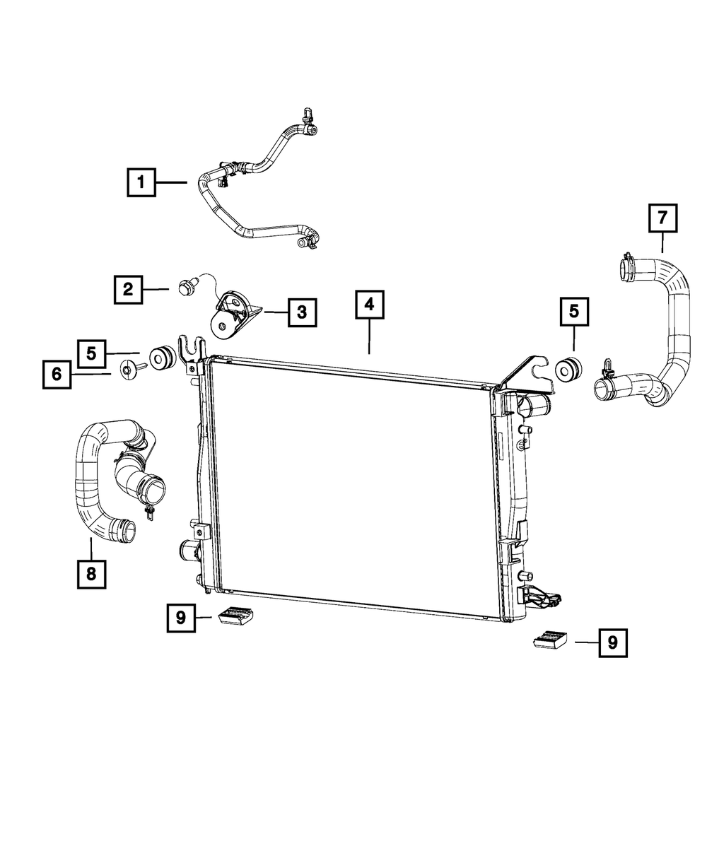 52014721AB - Engine Cooling Radiator 2013-2014 Ram | The Official Mopar ...