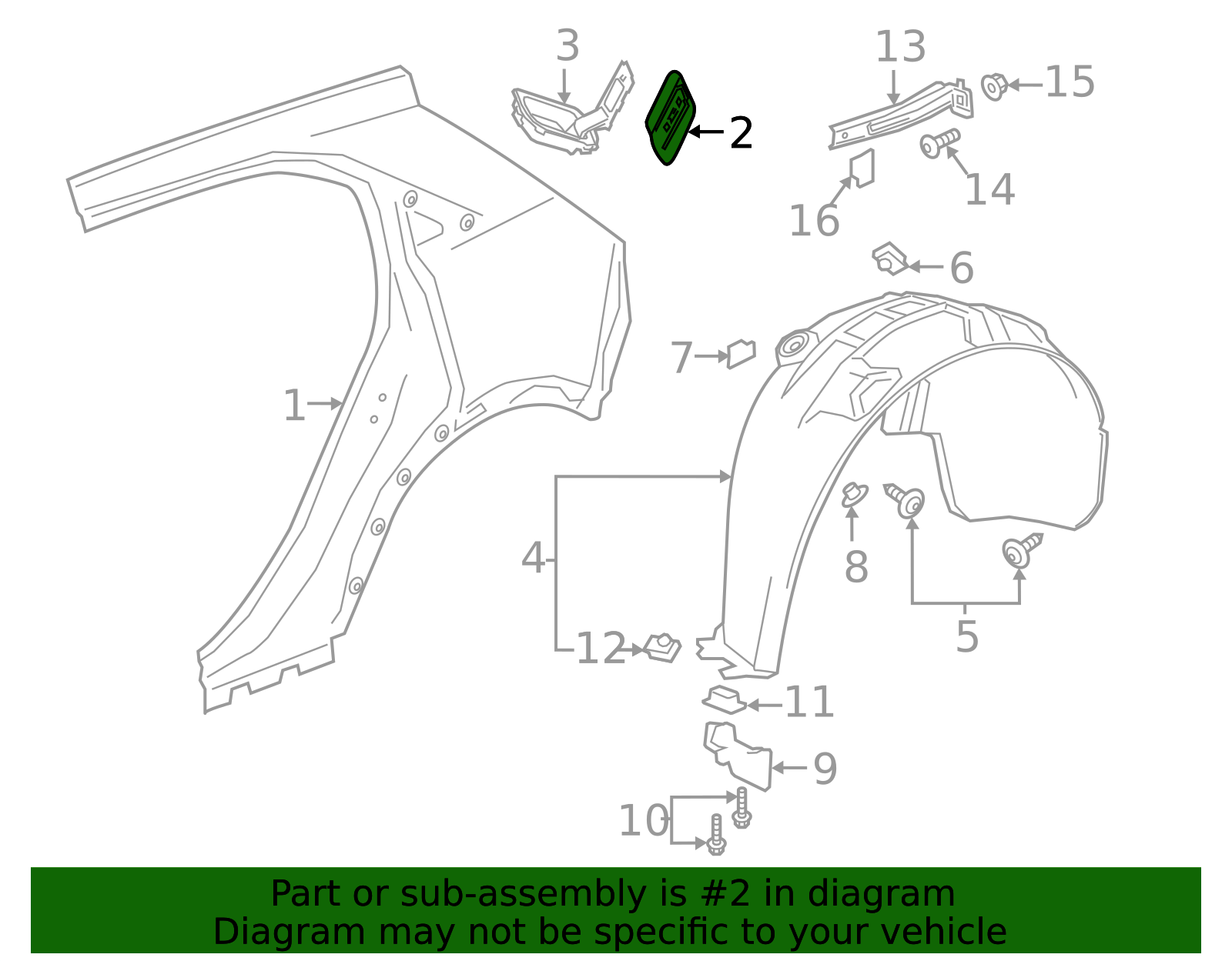 84983726 - 2021-2025 Buick Envision - Primed Fuel Tank Filler Door ...