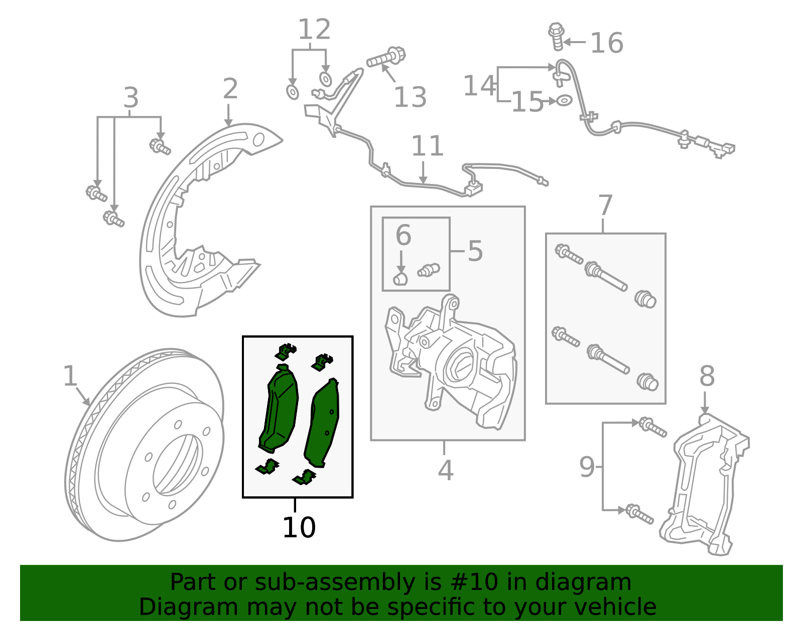 2019-2023 Ford Ranger Brake Pads Rear JB3Z-2200-D | OEM Parts Online